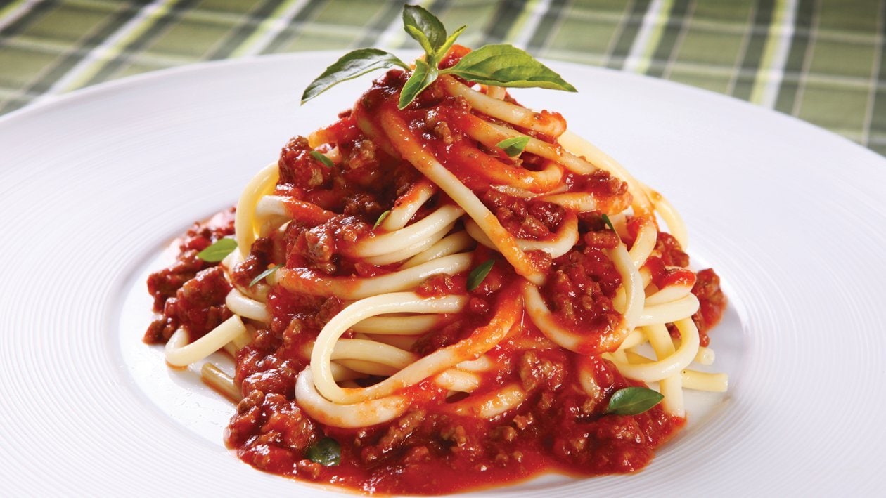 Espaguete à Bolonhesa - Receita