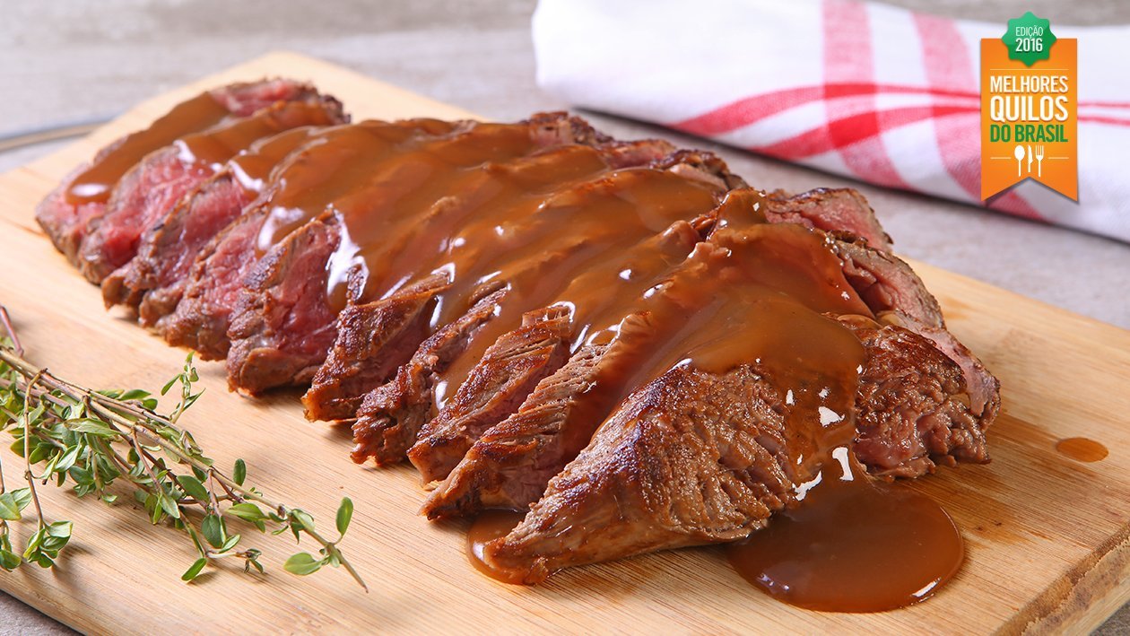 Ovelha Assada ao Molho de Hortelã - Receita