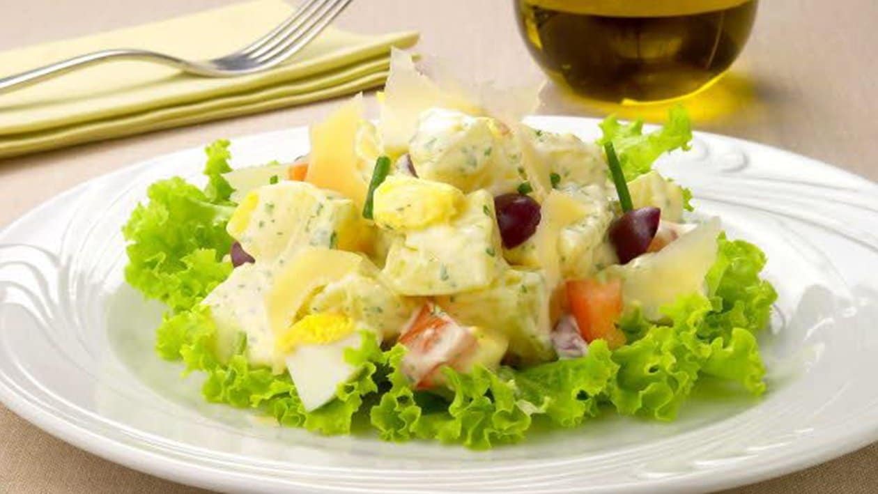 Maionese de Batata com Parmesão - Receita